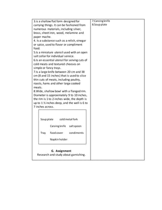 Lp about the types of service ware | DOCX