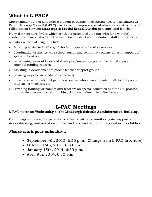 Lpac meeting flyer | PDF