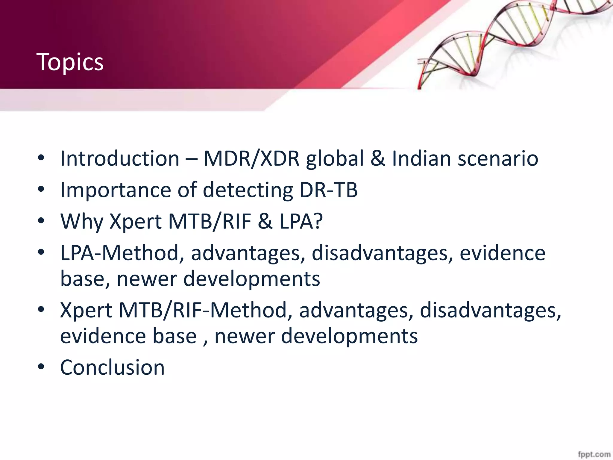 Lpa and Genexpert/CBNAAT/Xpert MTB/Rif | PPTX
