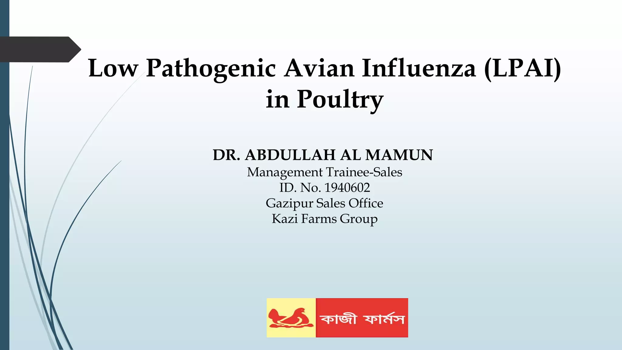 Low Pathogenic Avian Influenza | PPT