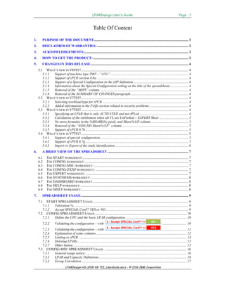 LPAR Design Tool V8 -T01 for IBM z Systems | PDF