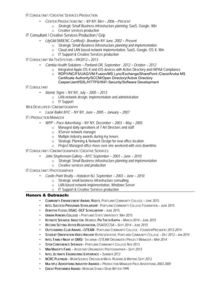 Pino Bello 2016 Resume | PDF