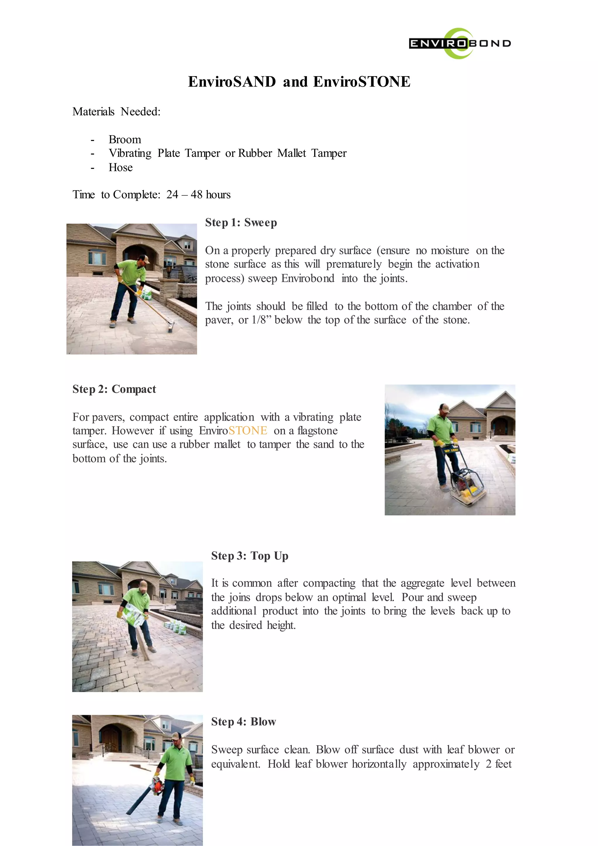 Envirobond DIY Manual | PDF