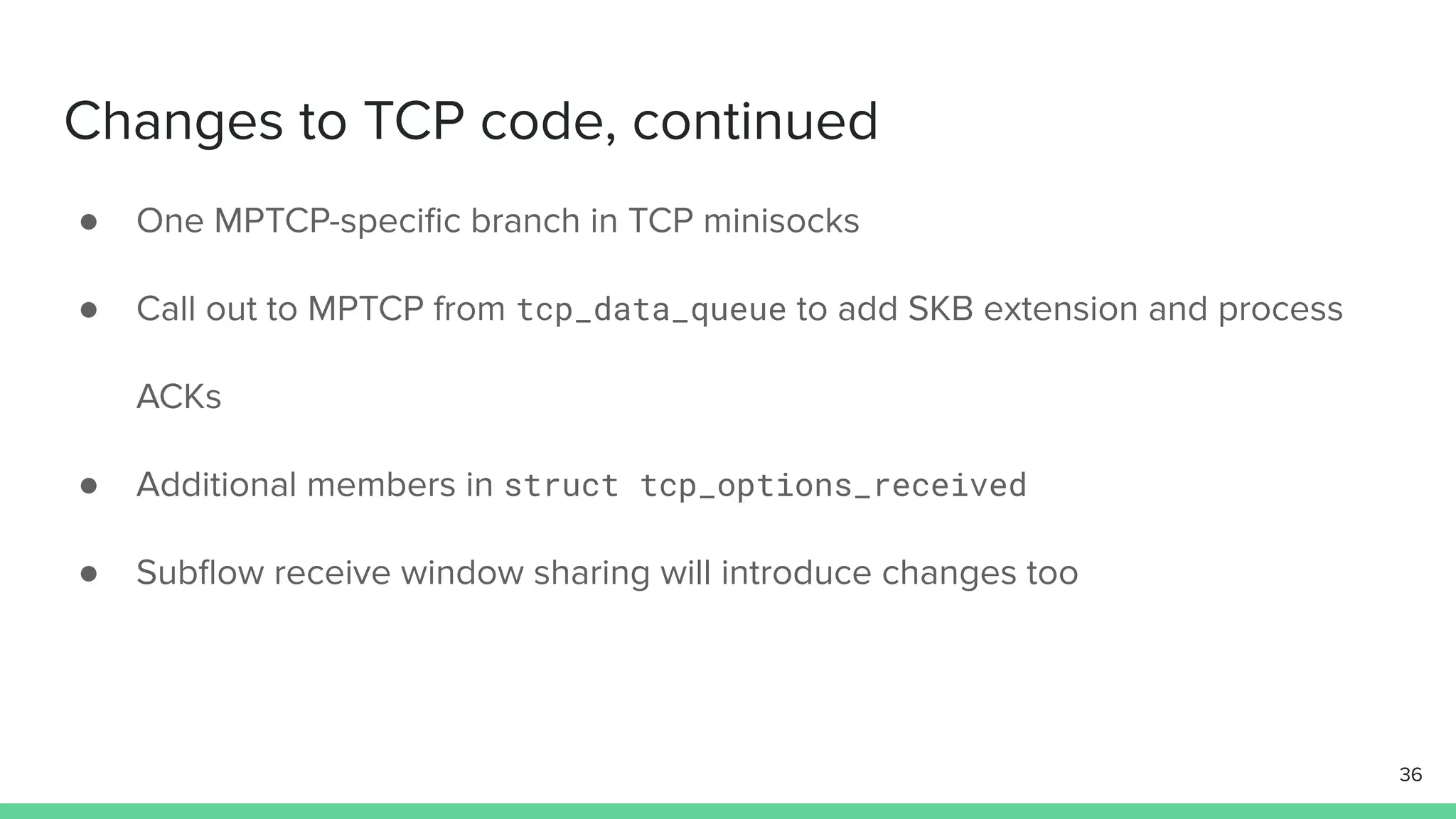 Multipath TCP Upstreaming | PPT