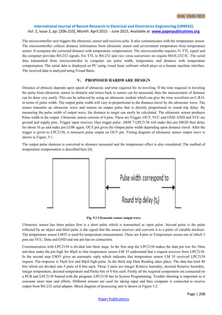 LPC2138 Based Temperature Compensated Ultrasonic Ranging For Blind ...