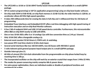 LPC2148 stepper motor dc motor control .pptx