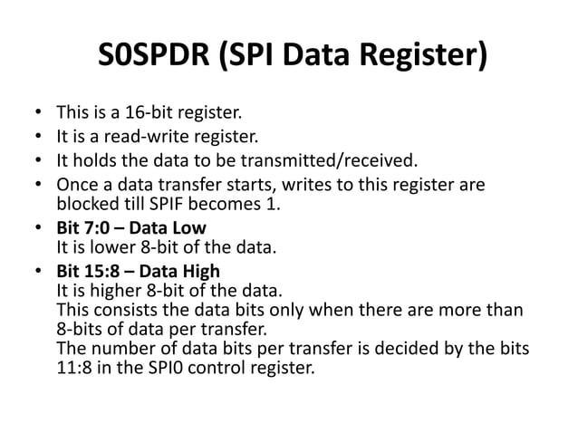 Lpc2148 Spi Serial Peripheral Interfacepptx 