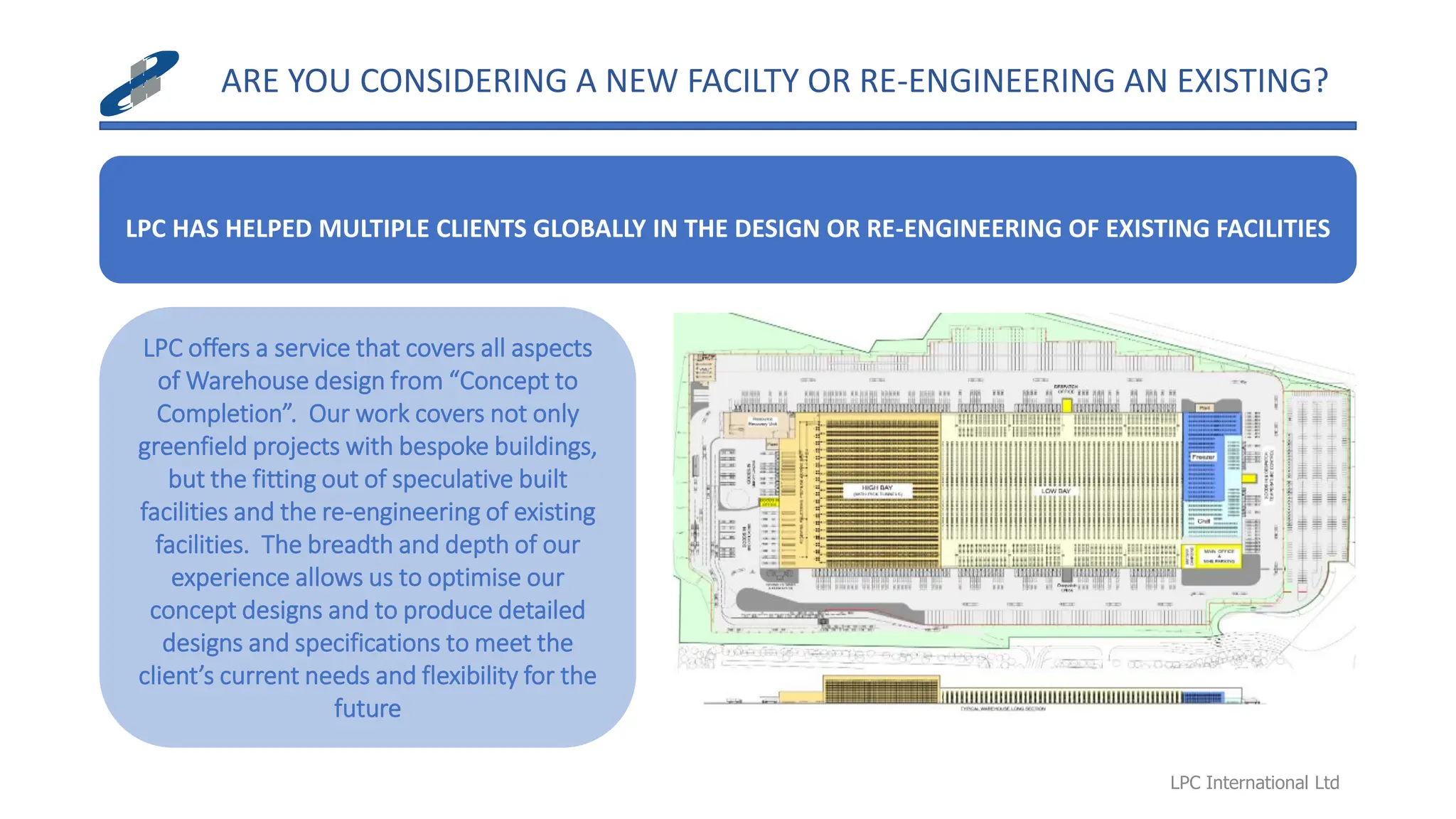 LPC Facility Design And Re-engineering Presentation | PPT