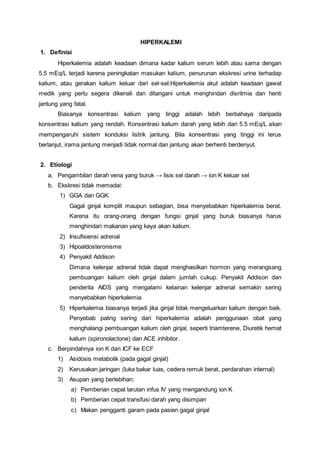 Lp ckd+hd+hiperkalemi tika | PDF