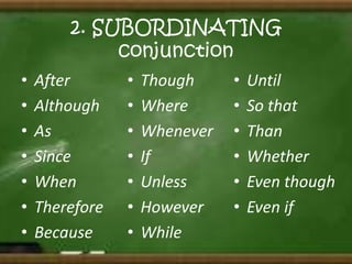 Lp conjunctions | PPTX