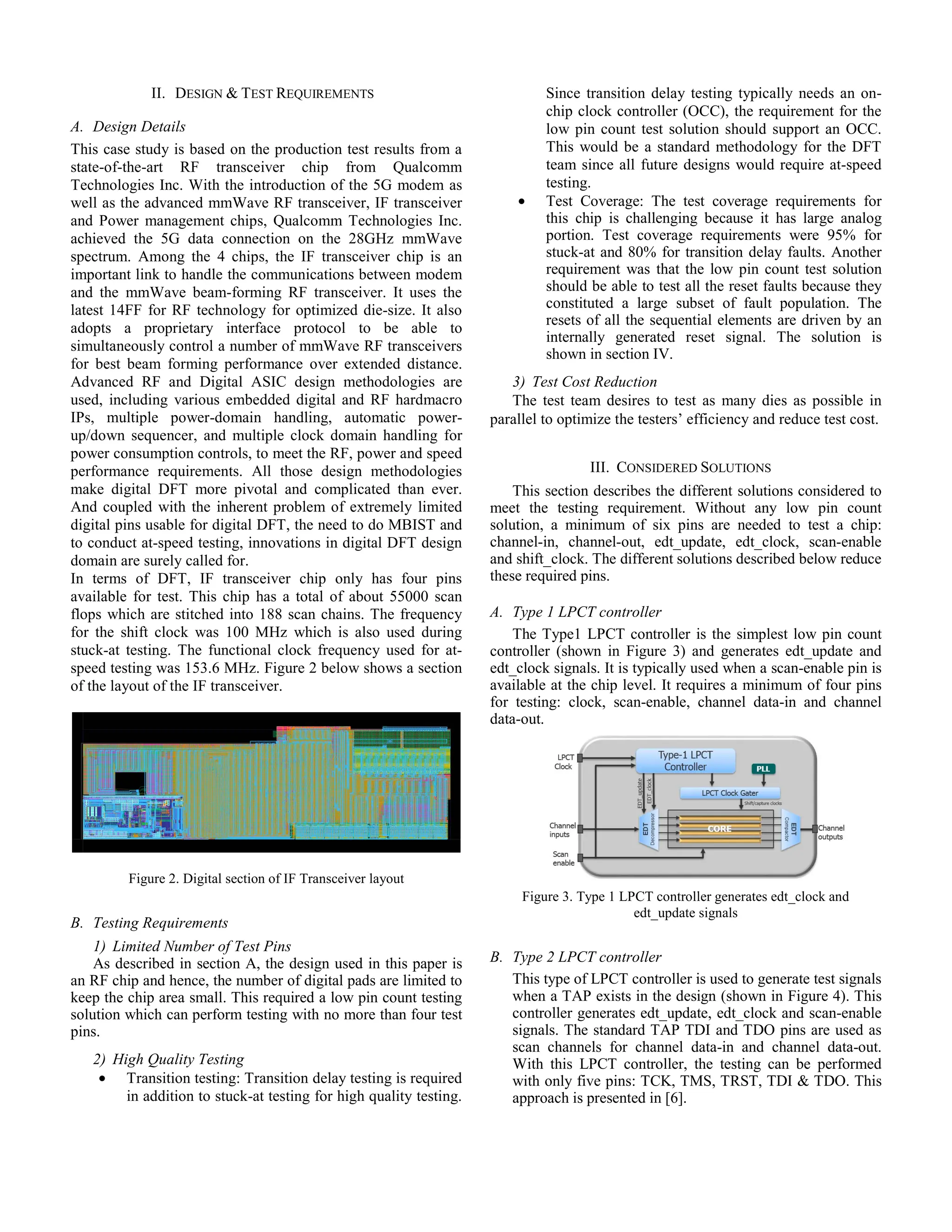 LPCT controller Types on transceiver chip on pin count testing | PDF