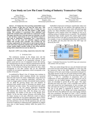 LPCT controller Types on transceiver chip on pin count testing | PDF