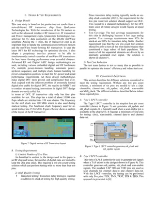 LPCT controller Types on transceiver chip on pin count testing | PDF
