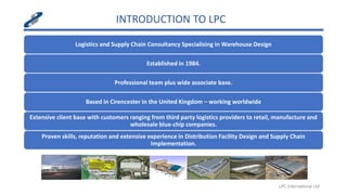 LPC User Requirements for Automated Storage System Presentation | PDF