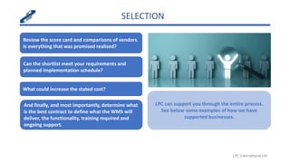 LPC Warehouse Management System For Clients In The Business Sector | PDF