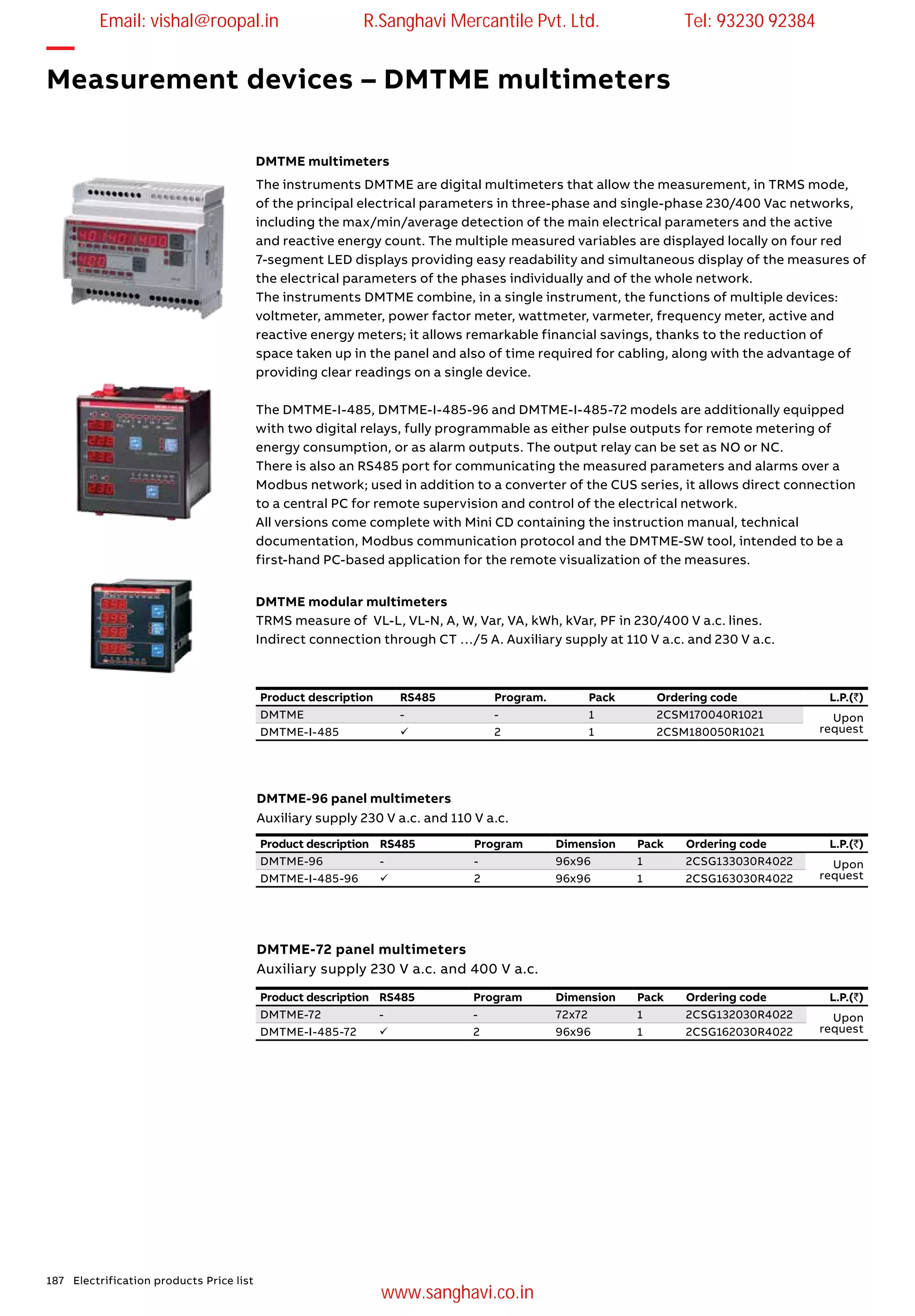 ABB Price List MCB DB | PDF