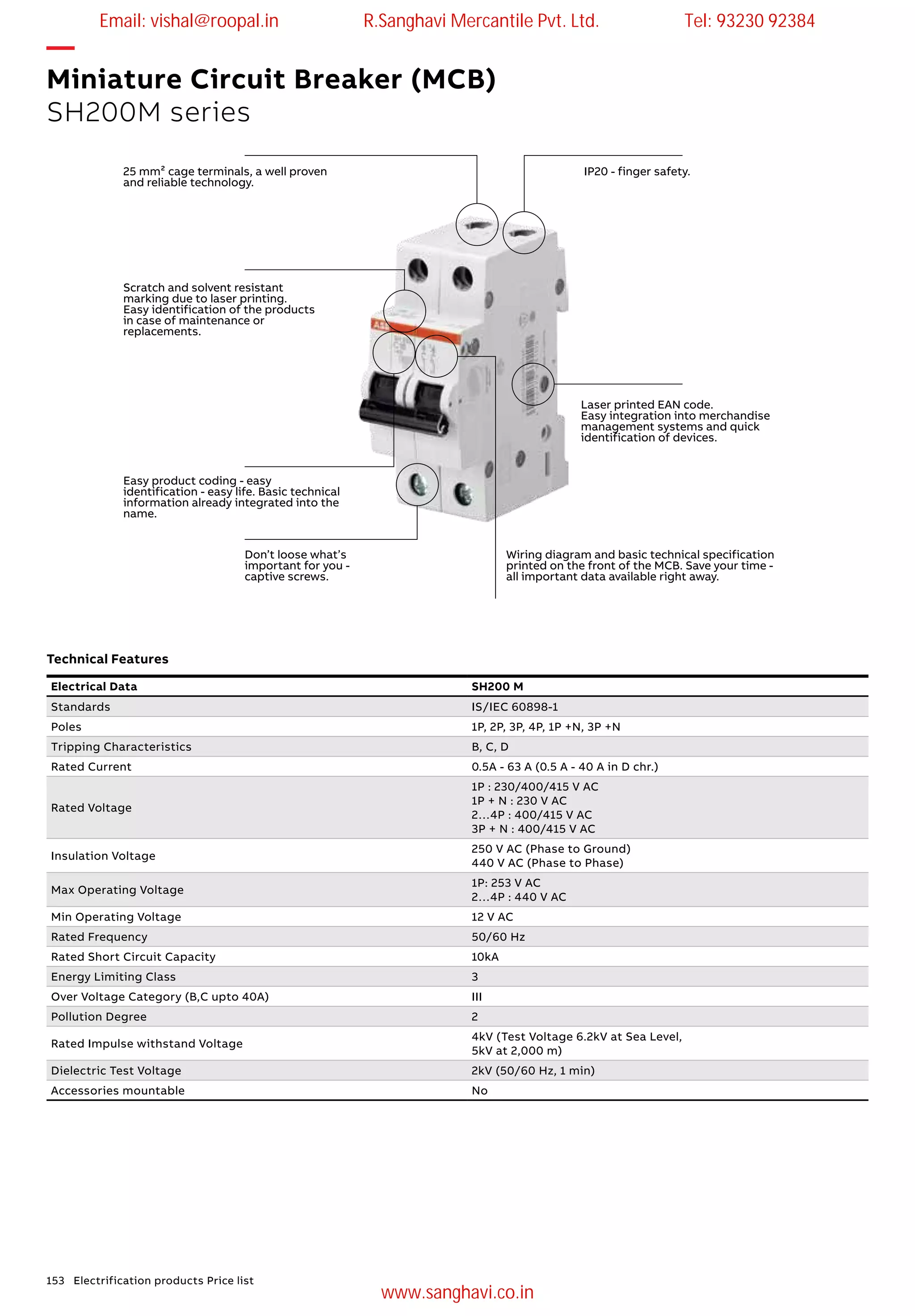 ABB Price List MCB DB | PDF