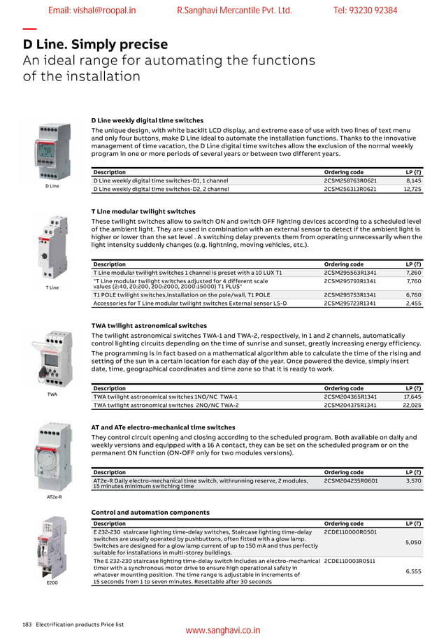 ABB Price List MCB DB | PDF | Power and Energy Industry | Industries