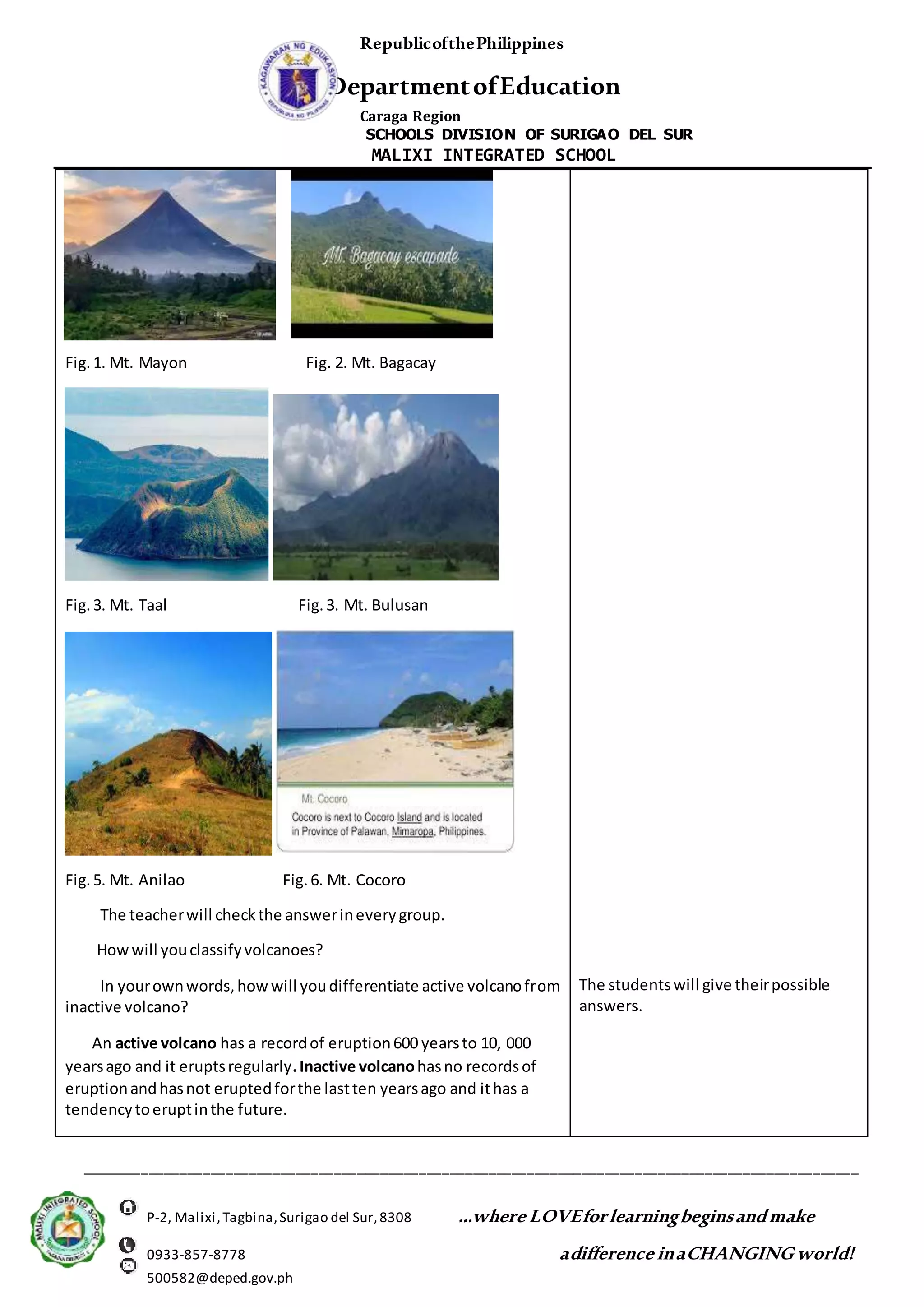 Science 9 Lesson Plan | DOCX