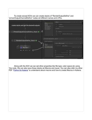 LPEs in KATANA and Maya | PDF | Graphics Software | Computer Software and Applications