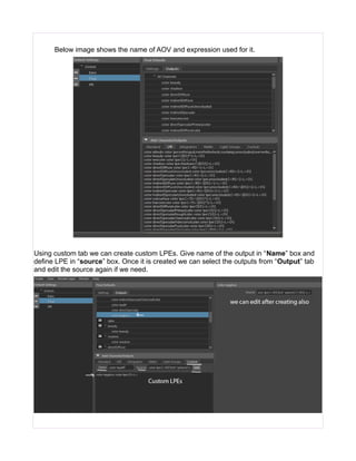 LPEs in KATANA and Maya | PDF