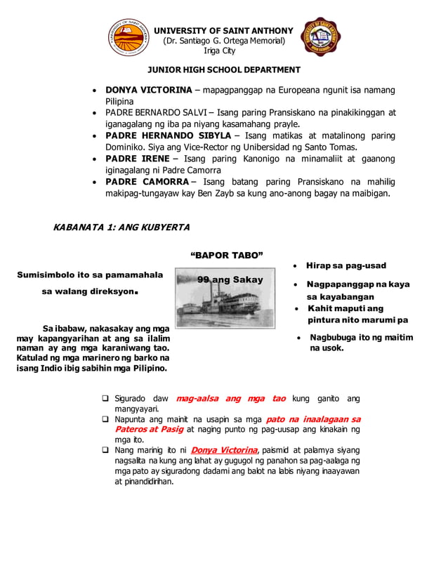 MALA-MASUSING BANGHAY-ARALIN SA EL FILIBUSTERISMO | DOCX