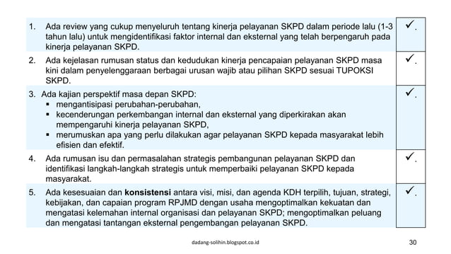 Teknik Penyusunan Renstra & Renja SKPD | PDF