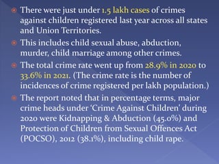 Research paper presentation on child abuse . ppt | PPT