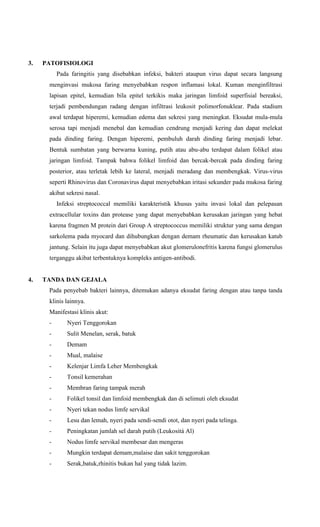 Lp faringitis | DOCX