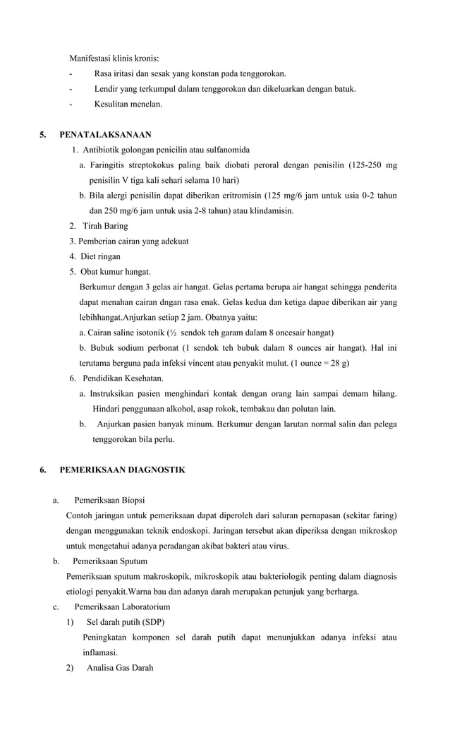 Lp faringitis | DOCX