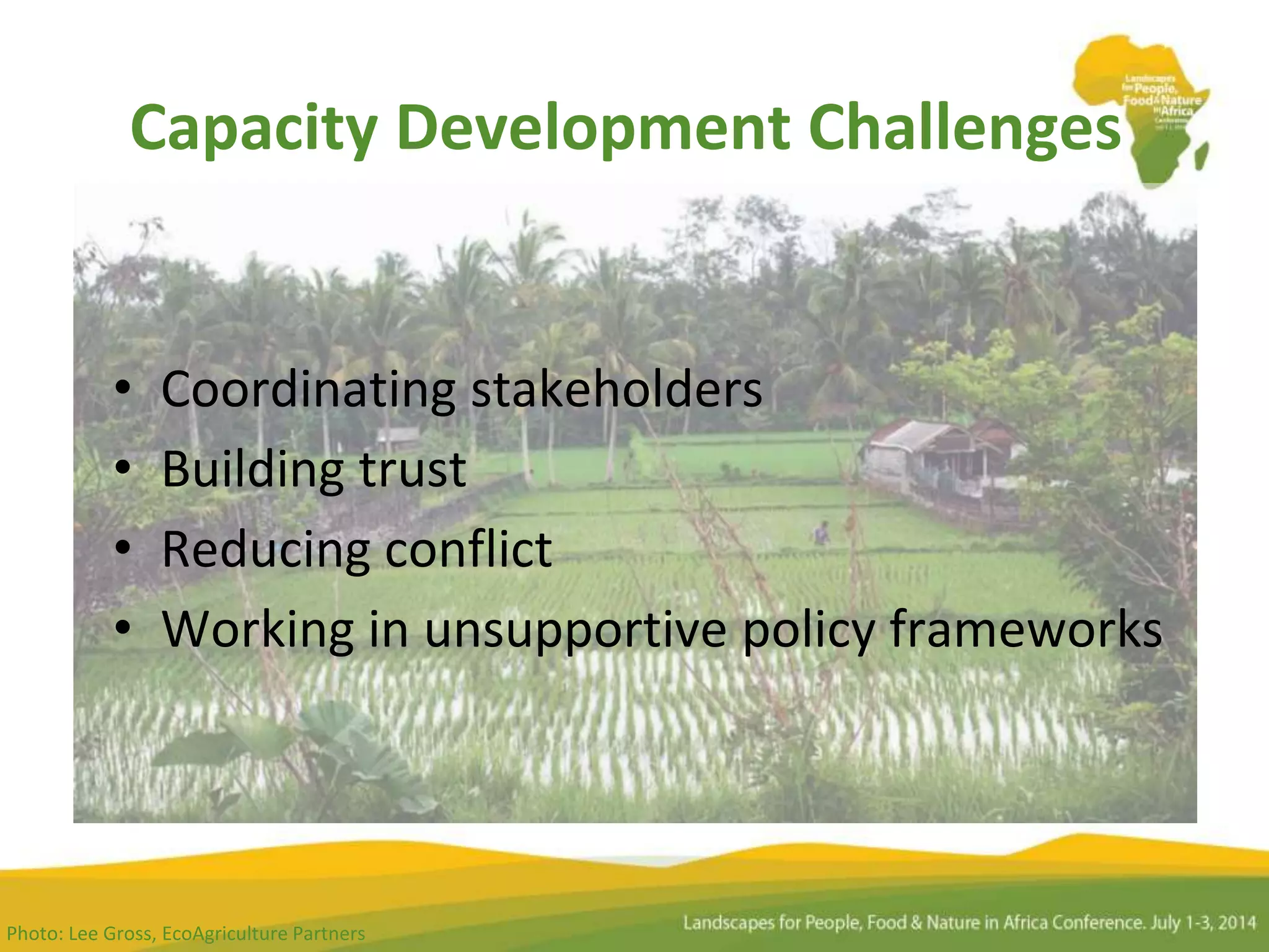 Louise Buck - Strengthening Capacities for Collaborative Landscape ...