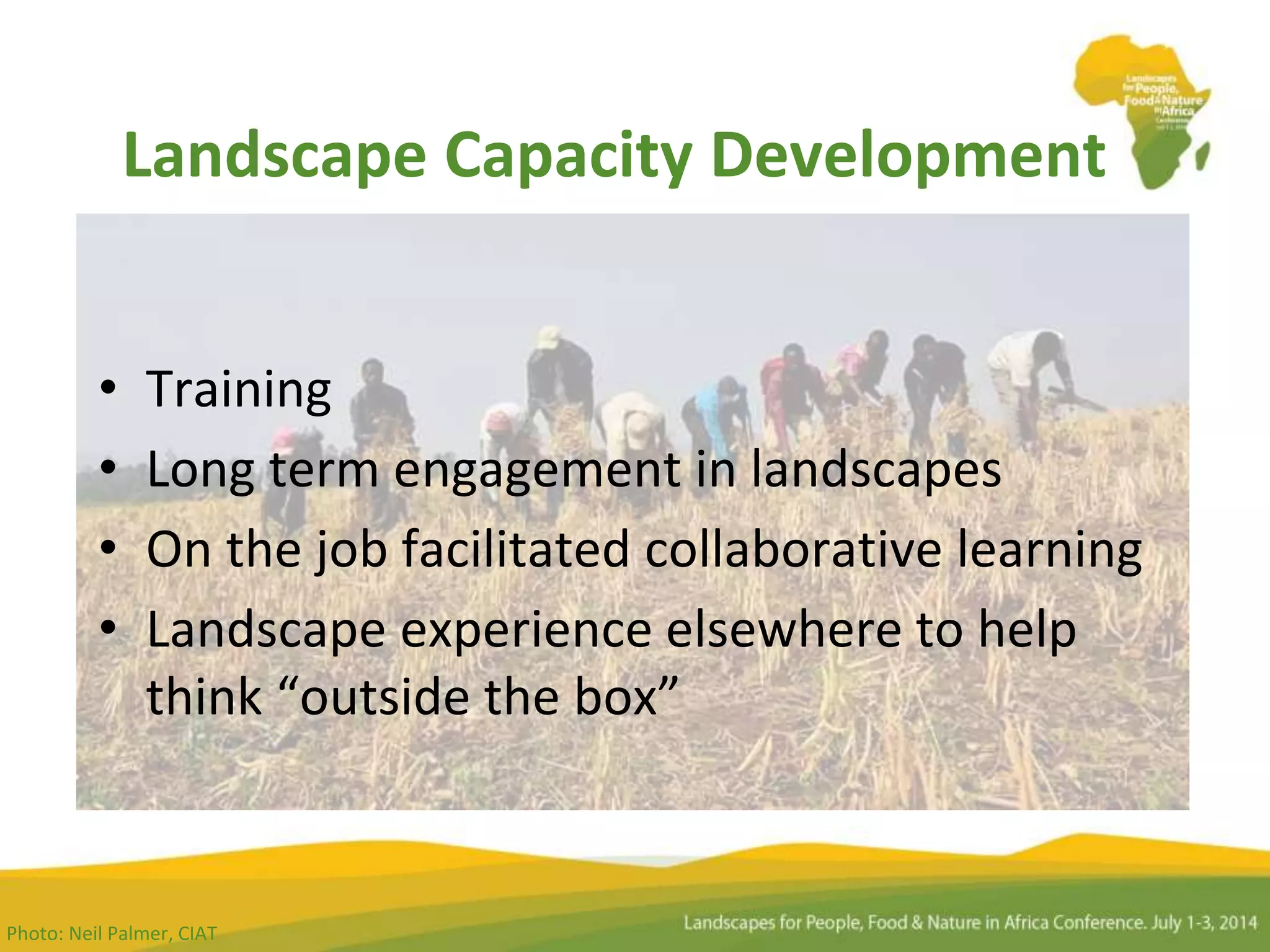 Louise Buck - Strengthening Capacities for Collaborative Landscape ...