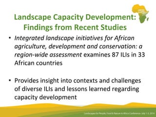 Louise Buck - Strengthening Capacities for Collaborative Landscape ...