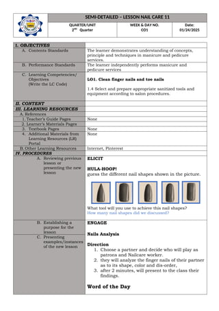 LESSON PLAN FOR COT 2 Nail Care 23-24.docx