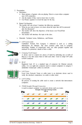 ICT 10 Lesson Plan | DOCX