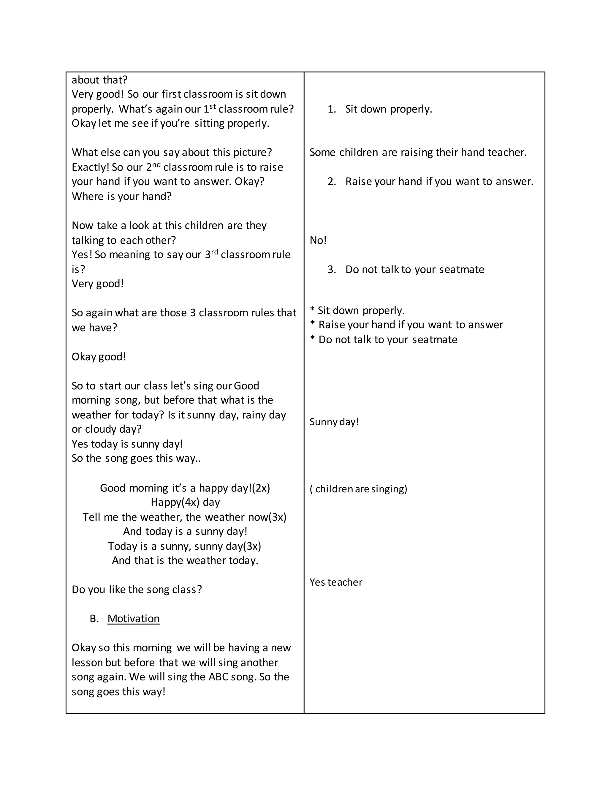 Detailed Lesson Plan in English For Kindergarten | DOCX