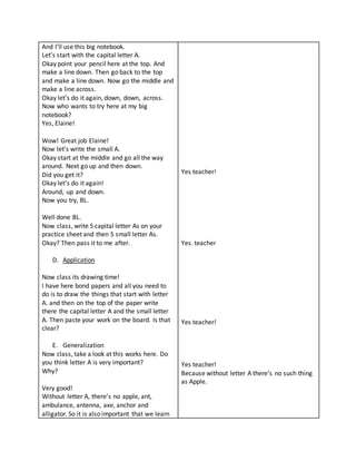 Detailed Lesson Plan in English For Kindergarten | DOCX