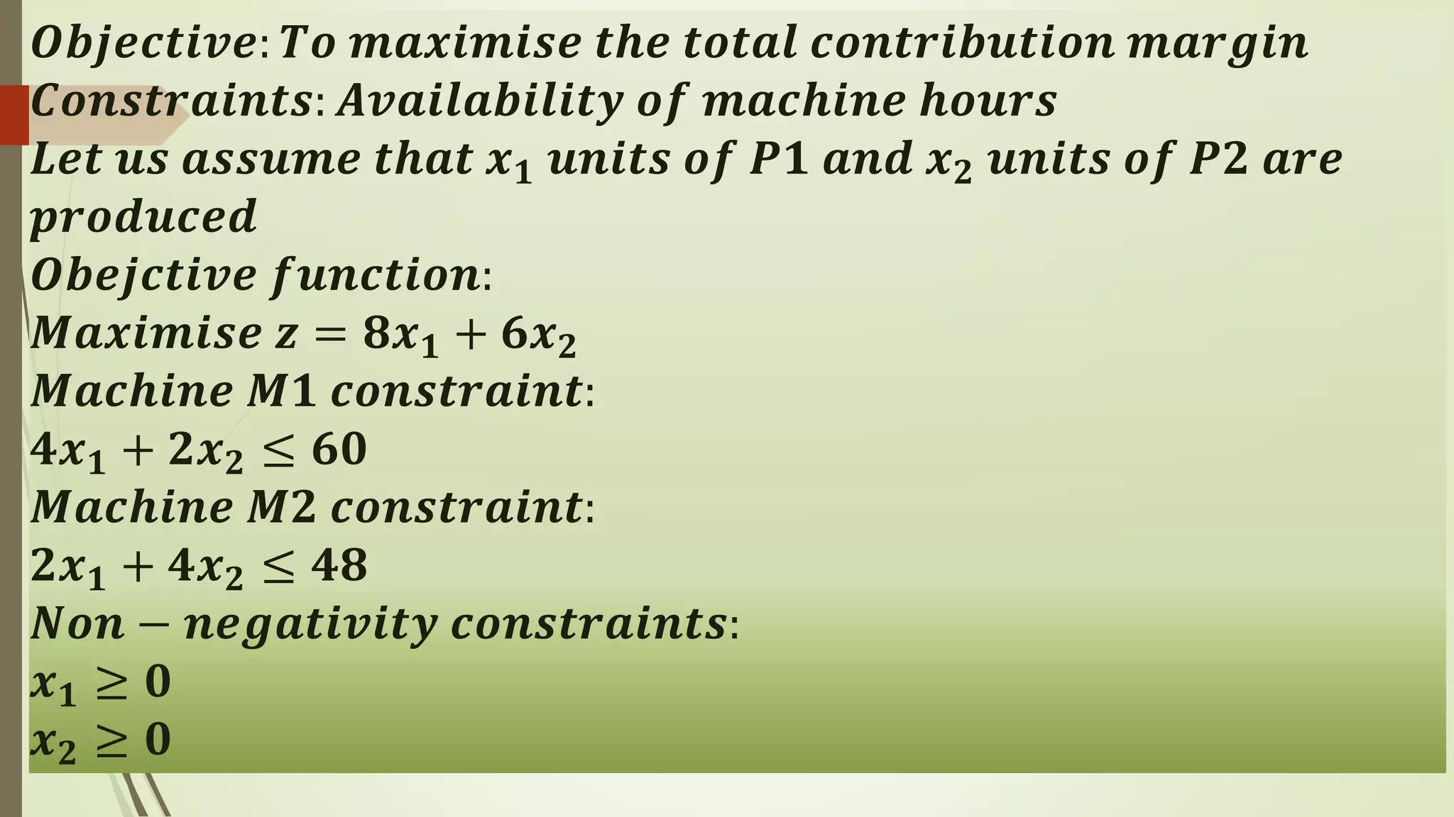 Lp formulation | PPT
