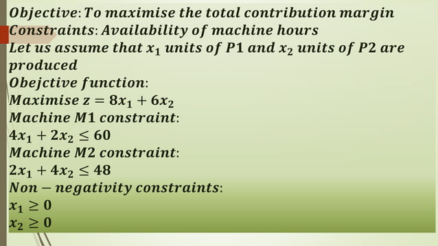 Lp formulation | PPT