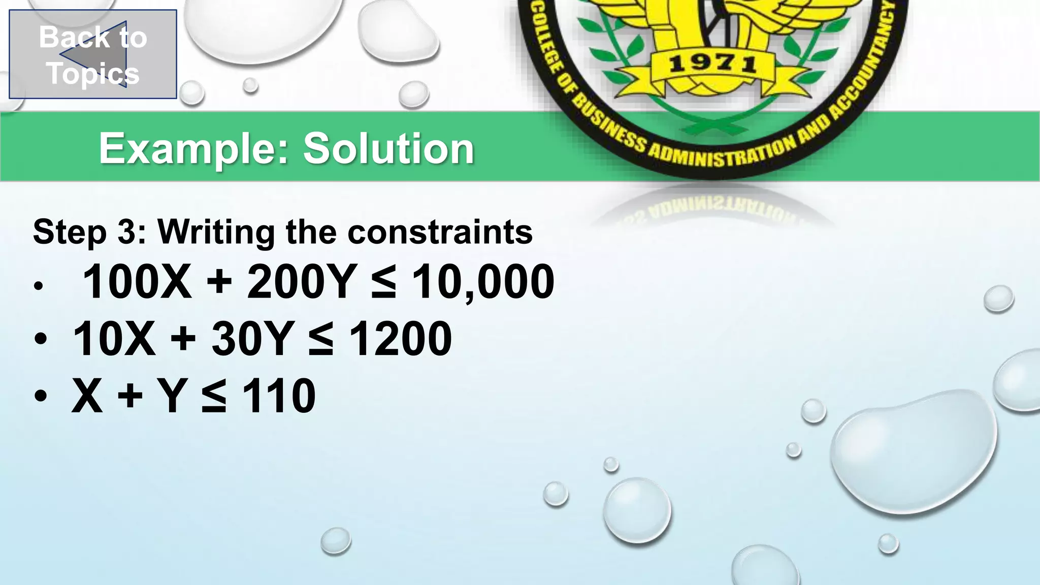 LP formulation and solution | PPTX