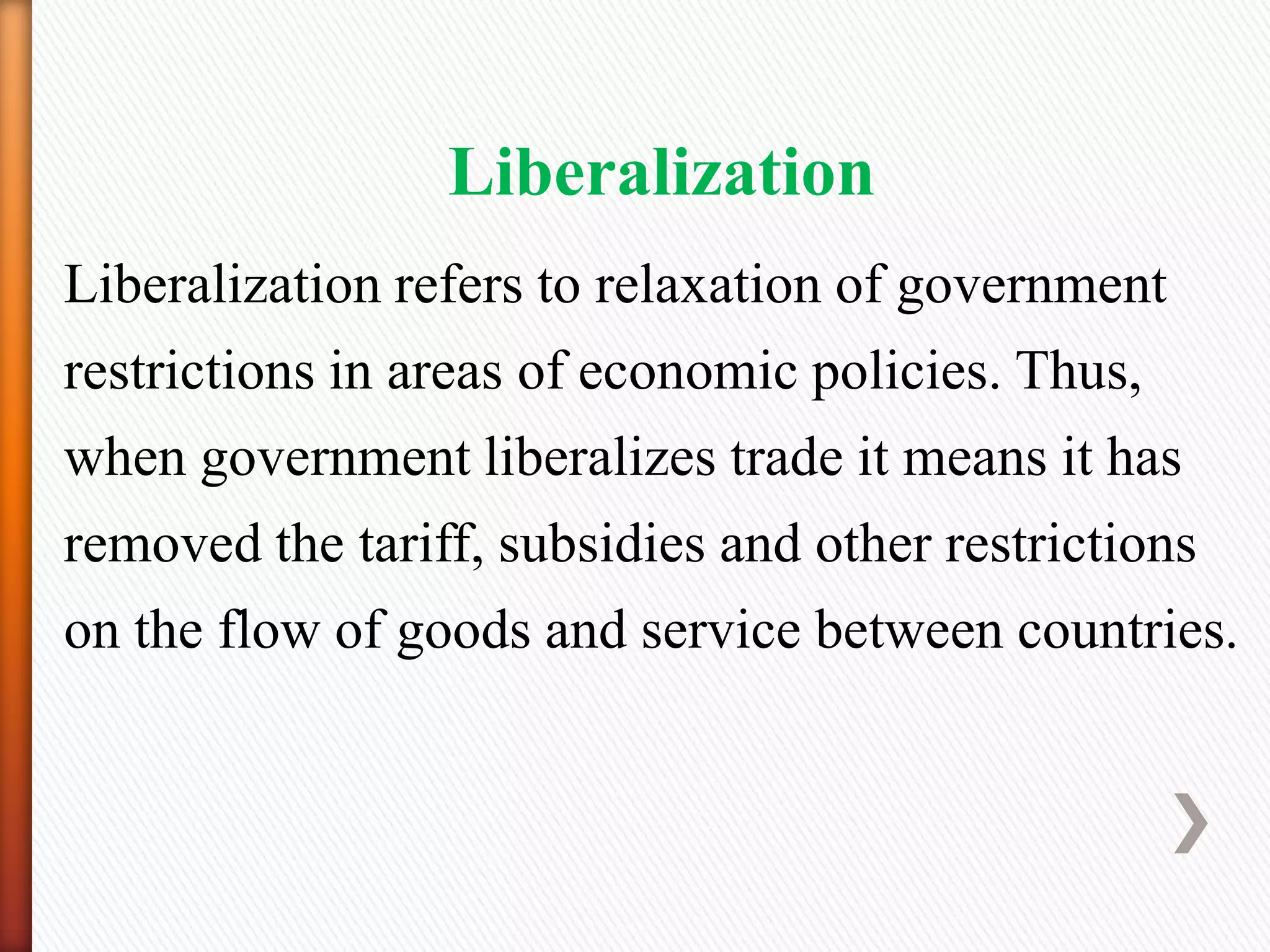 Liberalization Privatization Globalization (LPG) | PPTX