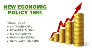The New Economic Policy 1991 | PPTX