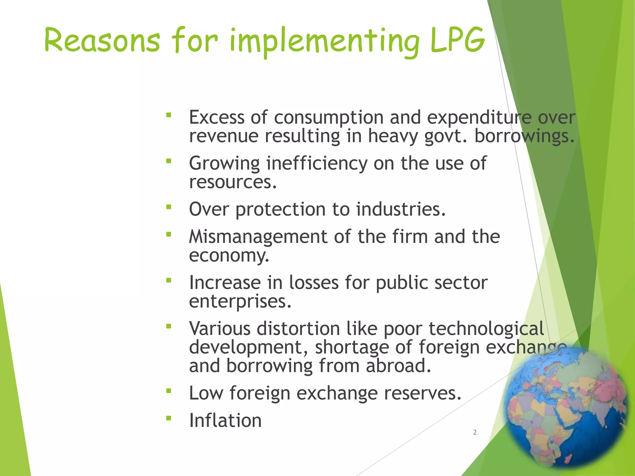 liberalisation privatisation globalisation (LPG) | PPT