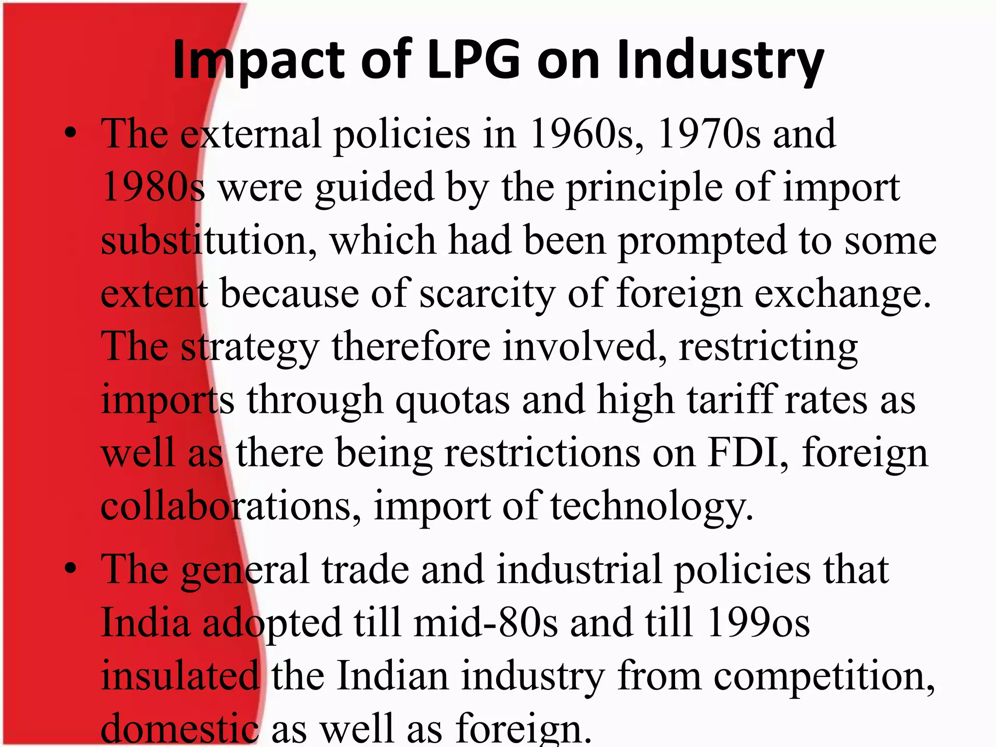 LPG- Liberalisation Privatisation Globalisation | PPTX