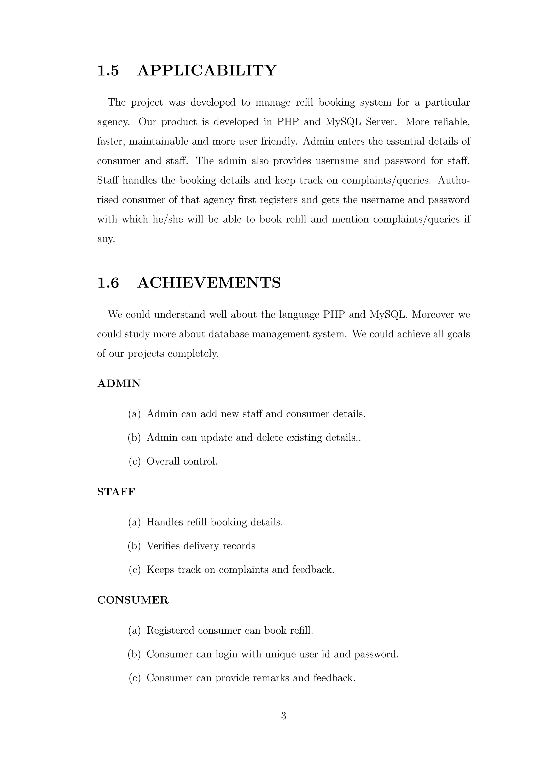 LPG Booking System [ bookmylpg.com ] Report | PDF