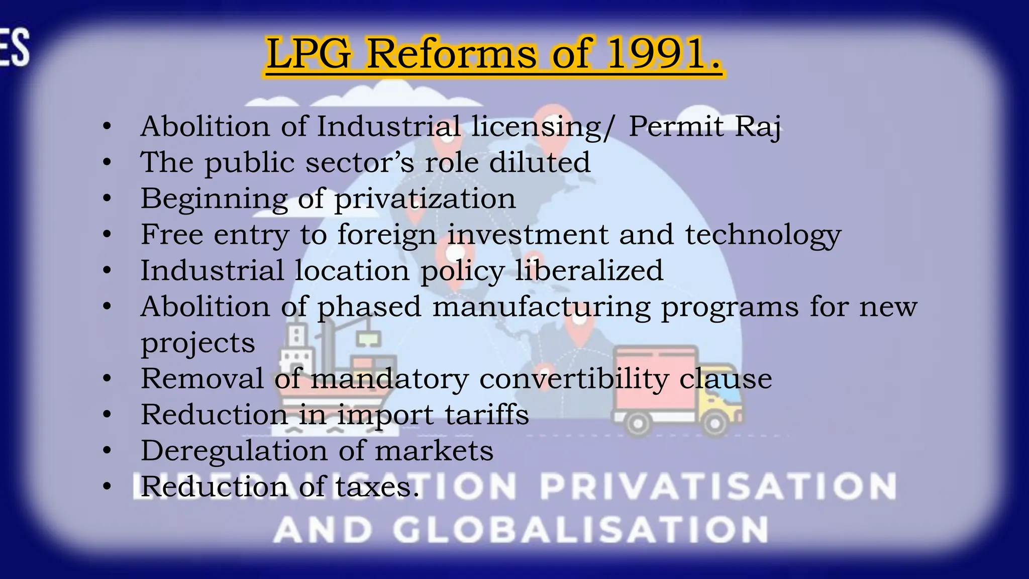 LPG REFORMS IN INDIA AND THEIR IMPACT ON INDIAN ECONOMY | PPTX