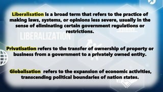 LPG REFORMS IN INDIA AND THEIR IMPACT ON INDIAN ECONOMY | PPTX