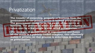 LIBERALIZATION PRIVATIZATION GLOBALIZATION | PPTX