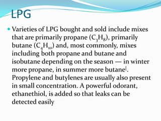 Lpg and cng | PPTX