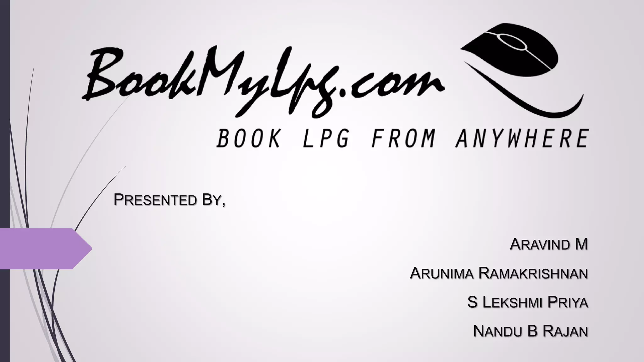 LPG BOOKING SYSTEM [ bookmylpg.com ] | PPTX